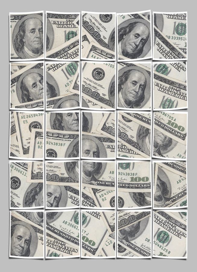 Money polaroid wall stock photo. Image of dollar, money - 818814