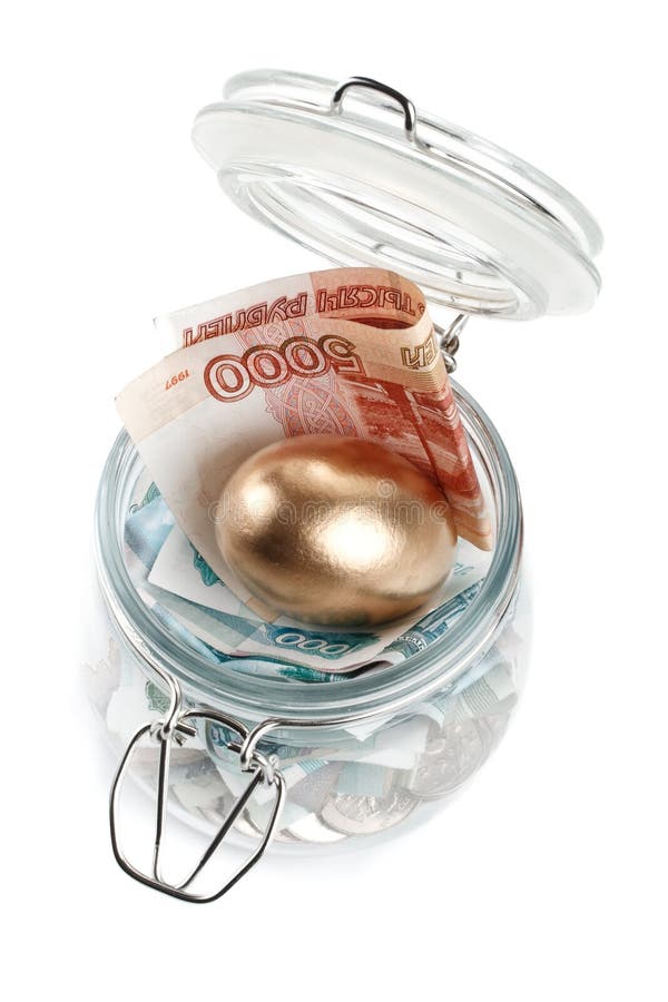 Money in a pot. stock photo. Image of cash, finance, glass - 7814928