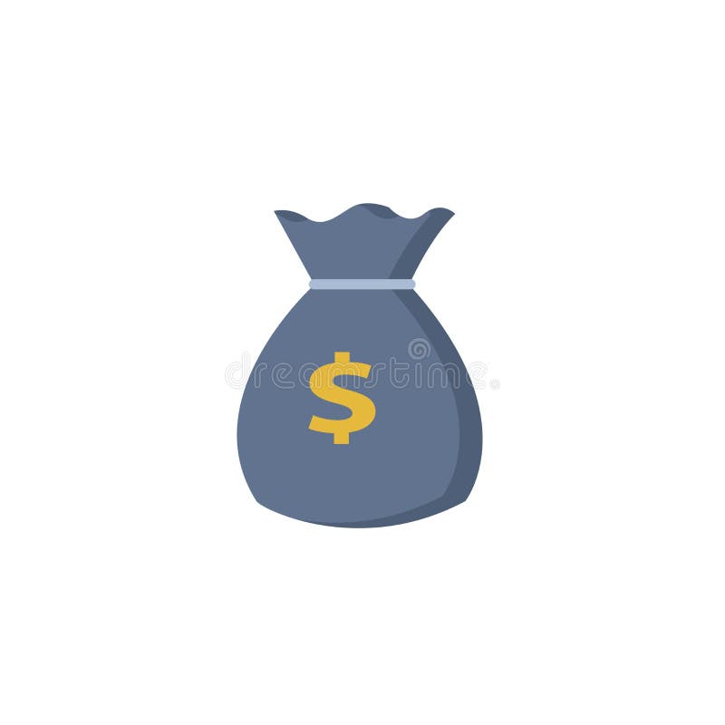 Money Pouch Illustration stock vector. Illustration of rich - 8028869