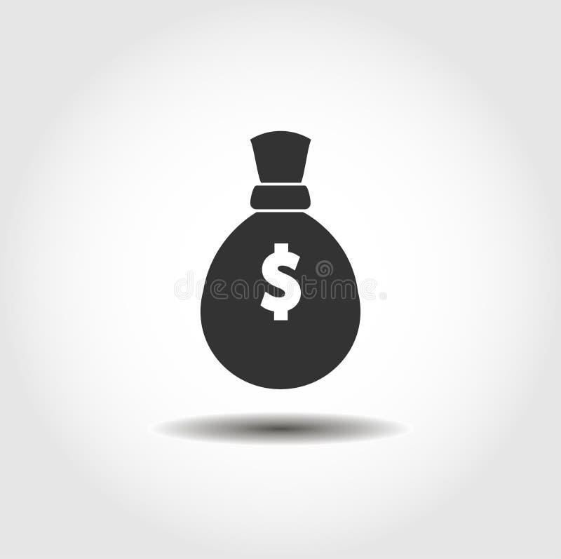 Money Pouch Isolated Icon. Money Bag Business Design Element Stock ...