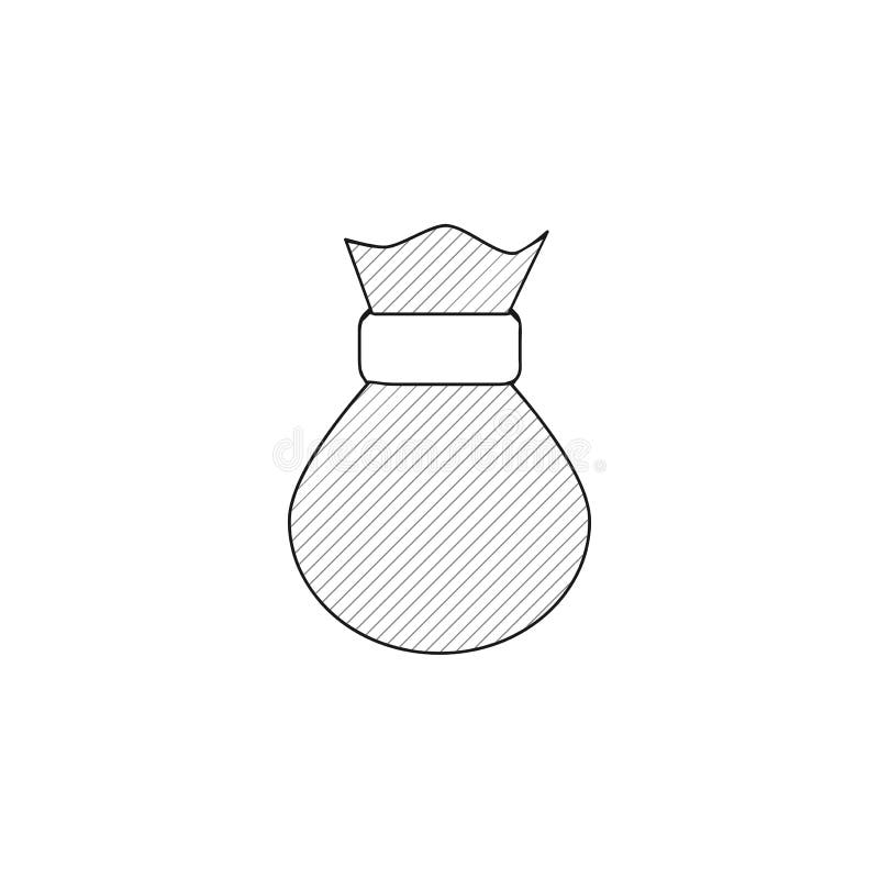 Money Pouch Illustration stock vector. Illustration of rich - 8028869