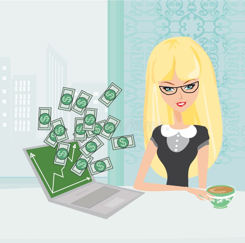 Girl Pouring Woman Stock Illustrations – 801 Girl Pouring Woman Stock ...