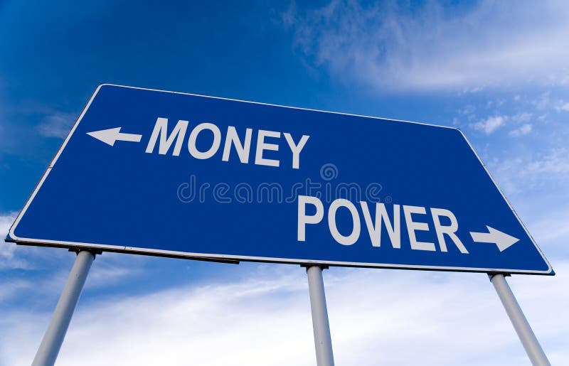 Money and Power Rule the World Stock Image - Image of ancient, chess ...