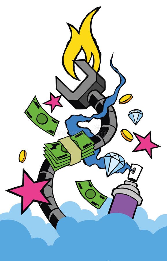 Money Power stock vector. Illustration of cash, gold - 35443543