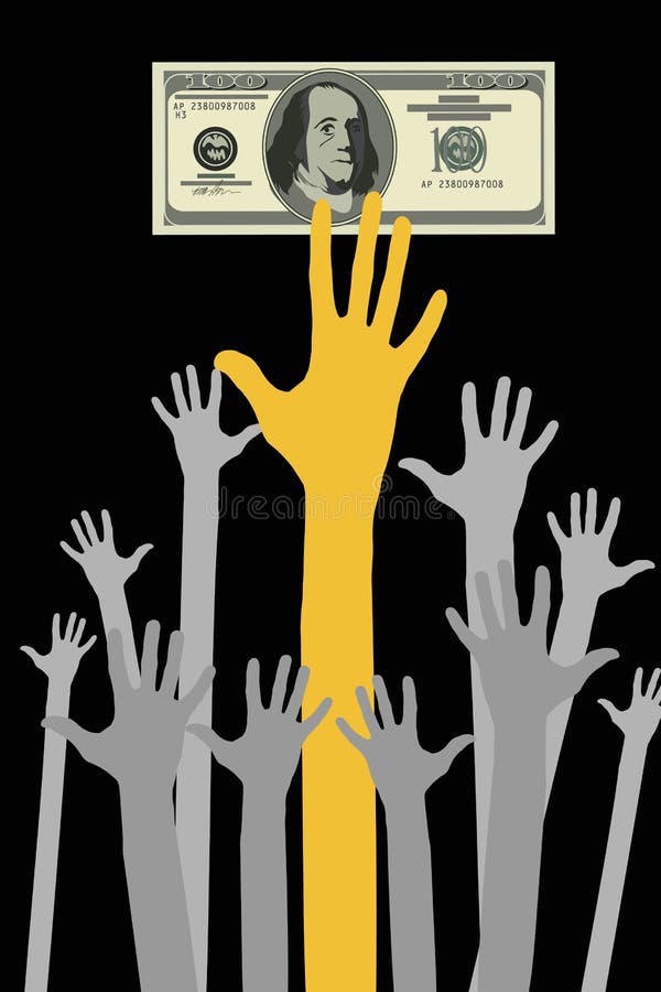 Money Power stock vector. Illustration of cash, gold - 35443543