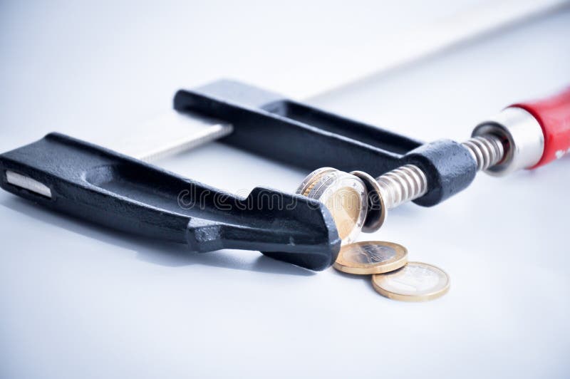 Money Pressure To Personal Savings Stock Photo - Image of investment ...