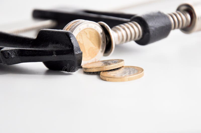 Money Pressure To Personal Savings Stock Image - Image of investment ...