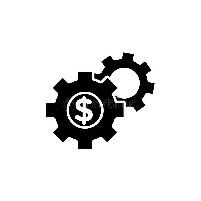 Money Processes Icon Set. Optimize Cost Expense Payroll Vector Symbol ...