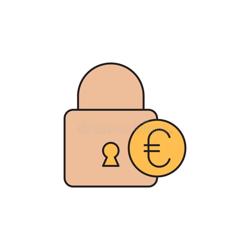 Money Protect Secure Icon Vector Stock Vector - Illustration of protect ...