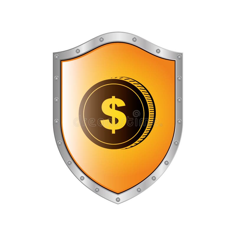 Money protection concept stock illustration. Illustration of prosperity ...