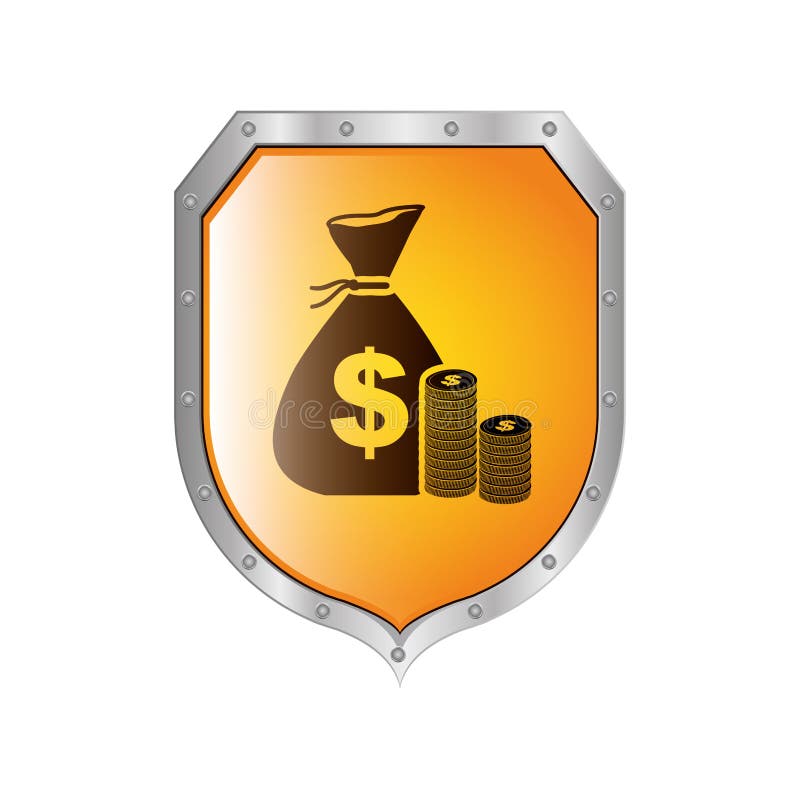 Money protection concept stock illustration. Illustration of finance ...