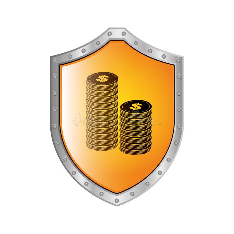 Money protection concept stock illustration. Illustration of protect ...