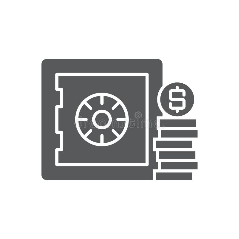 Money Protection Vector Icon Symbol Isolated on White Background Stock ...