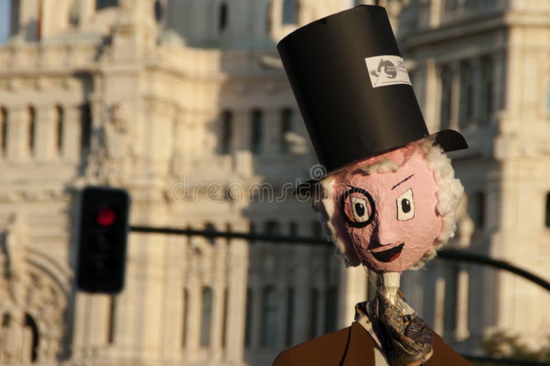 Money puppet stock photo. Image of strike, action, campaign - 81234812