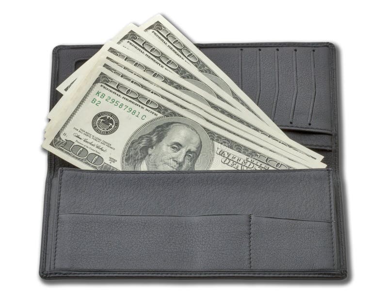 Money in a purse stock image. Image of dollars, paying - 29529591