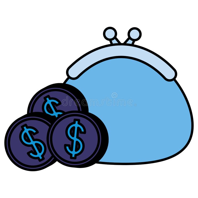 Money purse design stock vector. Illustration of retail - 137357923