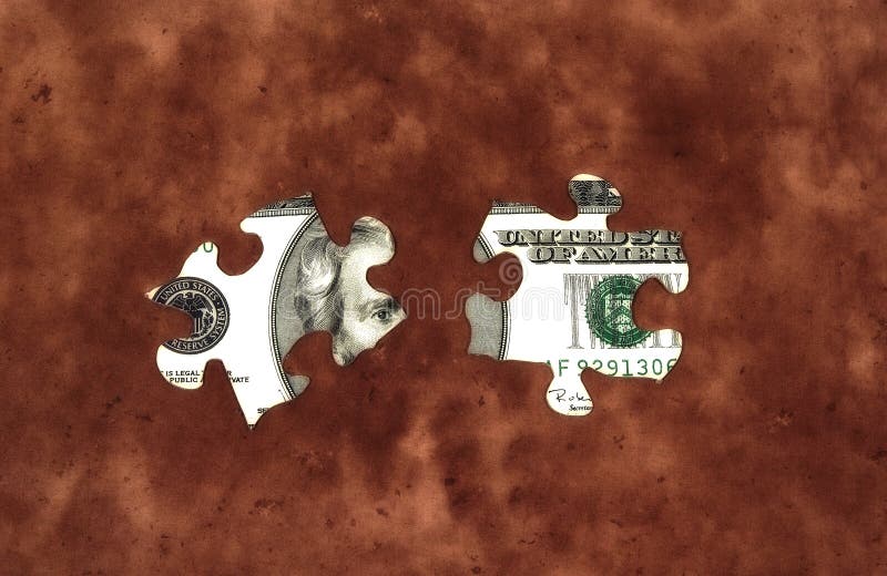 Money Puzzle 2 stock image. Image of success, puzzle, money - 41499