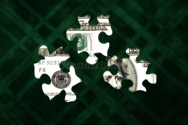 Money Puzzle 3 stock image. Image of currency, pattern, puzzle - 41503