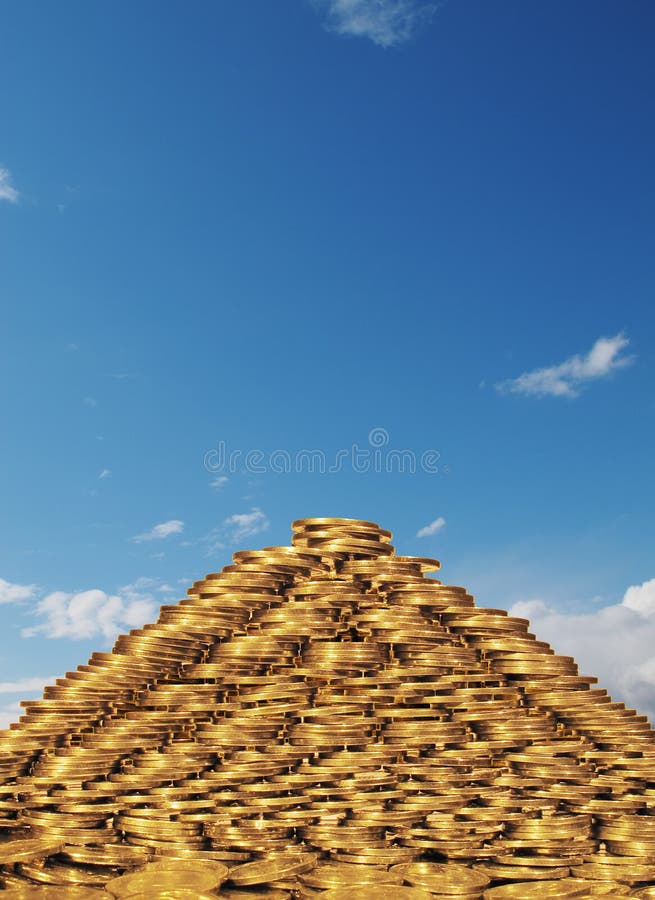 Dollar Bill Pyramid stock image. Image of money, freemasons - 1287063