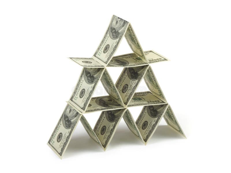 Money Pyramid-financial Concept Stock Image - Image of currency ...