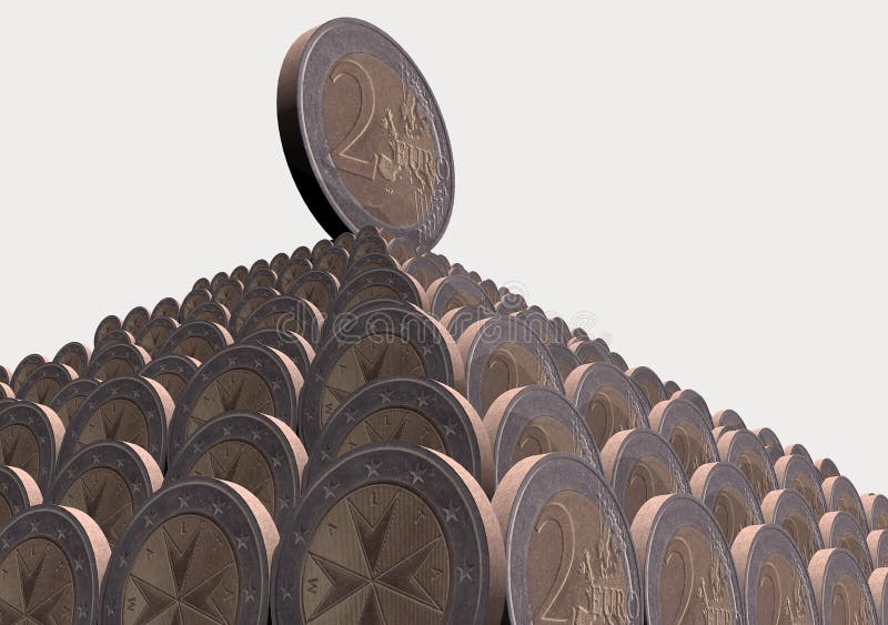 Money Pyramid stock illustration. Illustration of scheme - 7673558