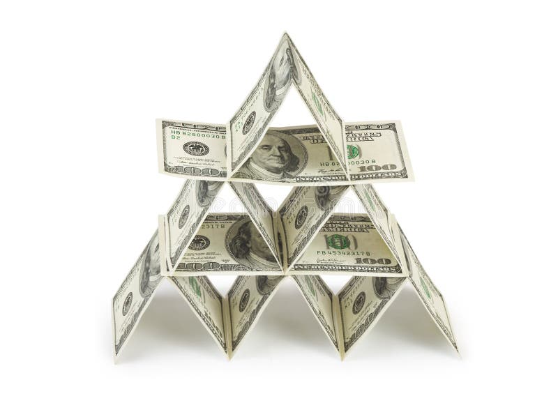 Money Pyramid-financial Concept Stock Image - Image of currency ...