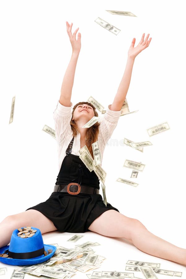 Money rain stock photo. Image of investments, beautiful - 10886804