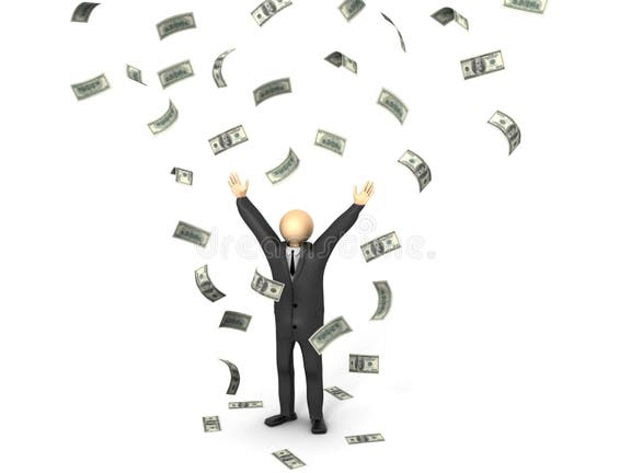 Money Rain stock image. Image of jackpot, fortune, opportunity - 17028751