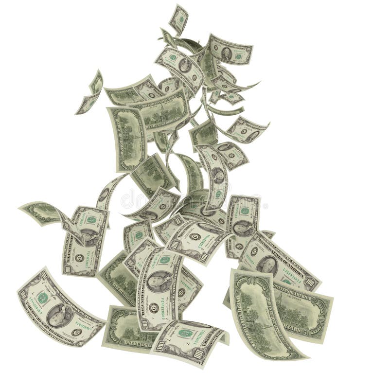 Money rain stock illustration. Illustration of jackpot - 20828060