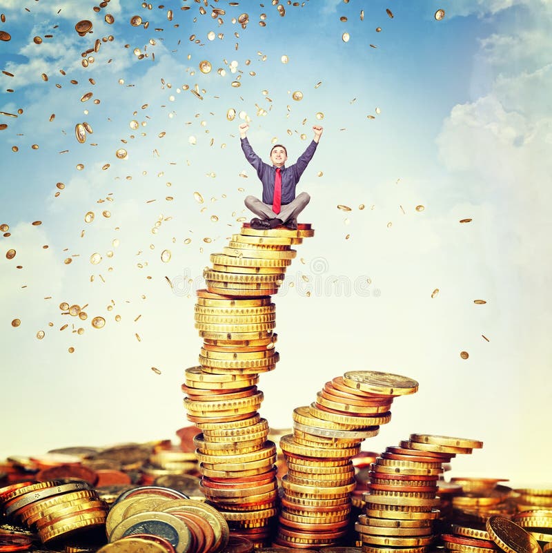 Money rain stock image. Image of wallpaper, flying, prosperity - 33706083