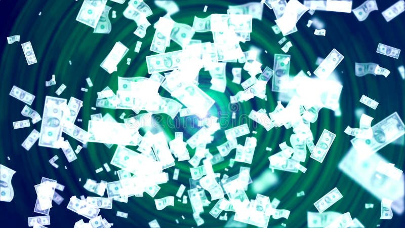 Money Rain. Abstract Background Stock Illustration - Illustration of ...