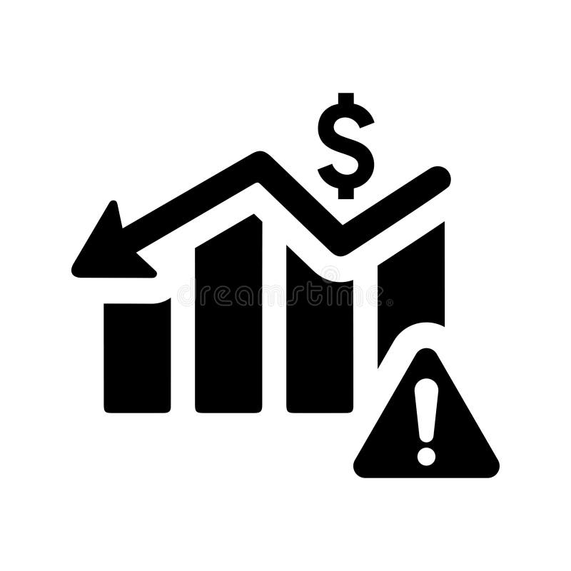 Money rate decrease icon stock illustration. Illustration of commercial ...