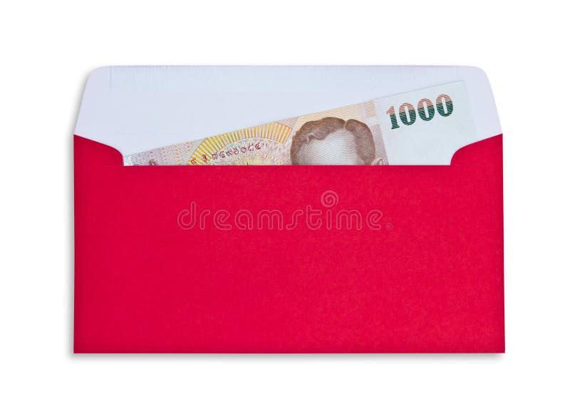 Money in red envelope stock photo. Image of post, paper - 28907824