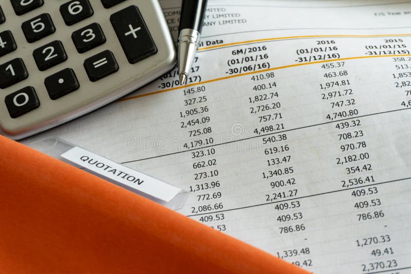 Money Report Paper Read for Analysis of Financial Game Stock Photo ...