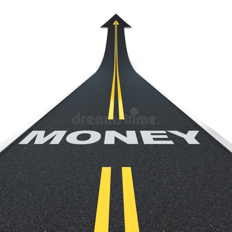 Money road stock image. Image of concepts, advice, highway - 25001583