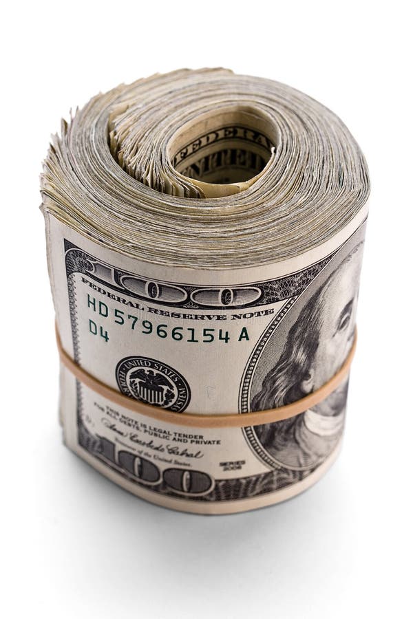 Money roll 1 stock image. Image of invest, currency, loan - 12615443
