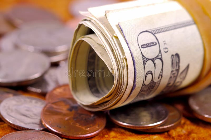 Money Roll stock image. Image of accounting, currency, roll - 173839