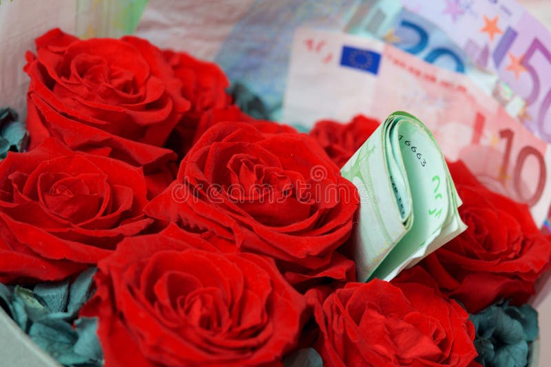 Money and rose stock photo. Image of exchange, dollar - 48803584