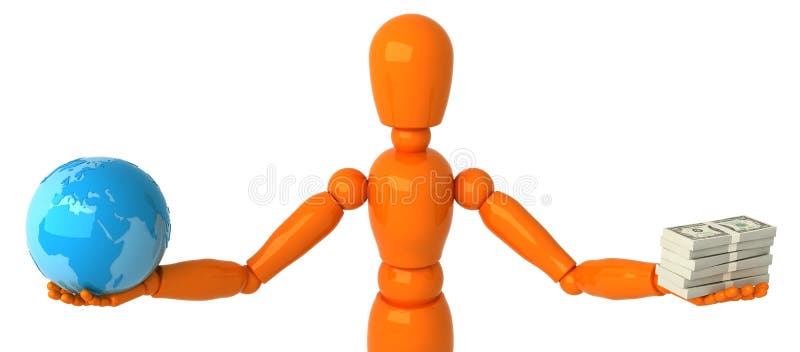 Money rule the world stock illustration. Illustration of incentive ...