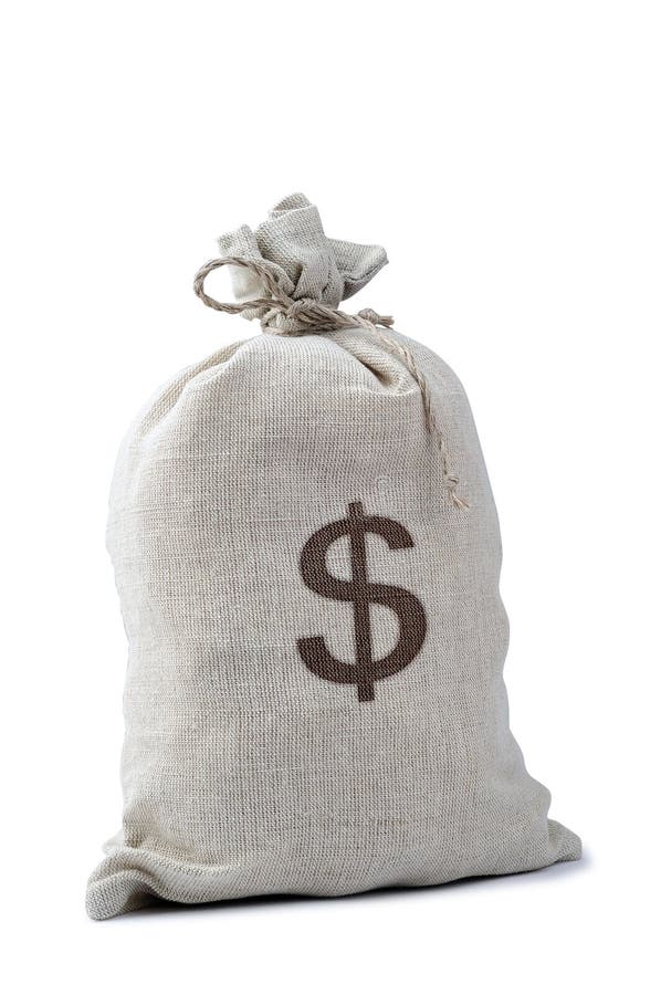 A View of Three Money Bags with US Dollar Sign Stock Photo - Image of ...
