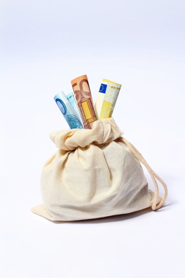 Money sack with bills stock image. Image of growth, finance - 22873037