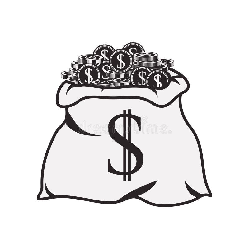 Sack Silhouette Stock Illustrations – 3,713 Sack Silhouette Stock ...