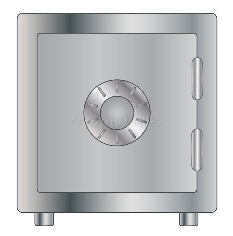 Money safe set icon stock vector. Illustration of button - 126146197