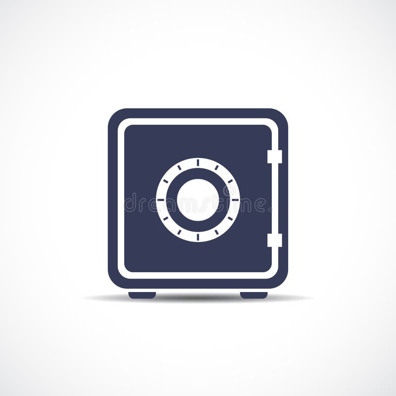 Money safe vector icon stock vector. Illustration of guarantee - 88704064