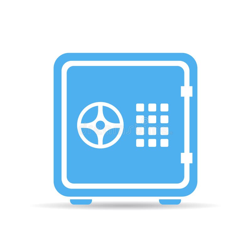 Money safe vector icon stock vector. Illustration of guarantee - 88704064