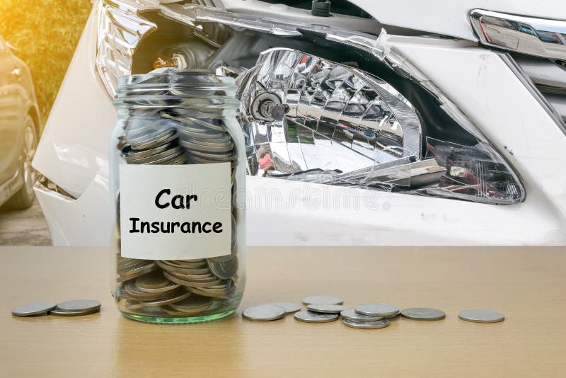 Money Saving for Car Insurance Stock Image - Image of maintenance ...