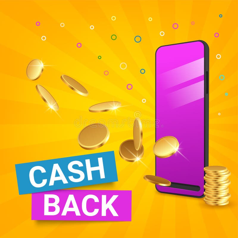 Money Saving, Cash Back Reward Bonus Program Vector Banner Stock Vector ...