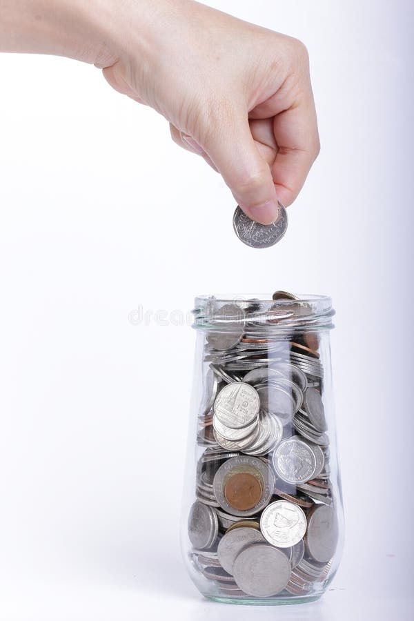 Money Saving Concept with Coin Stack and Tree Growing Concept Stock ...