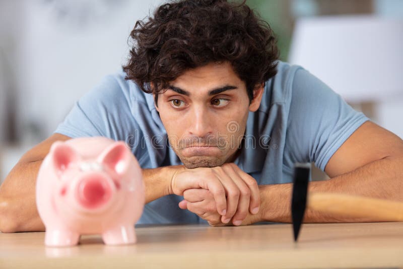 Money Savings and Finances Concept Stock Image - Image of furious ...