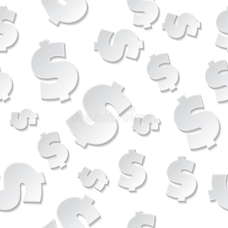 Money seamless pattern stock vector. Illustration of economy - 56401349